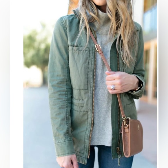 Madewell | Jackets & Coats | Madewell Fleet Jacket Meadow Green Like ...